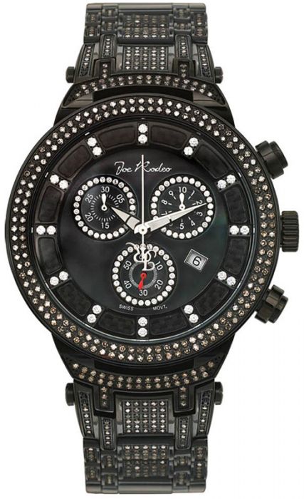 Mens Joe Rodeo Master Black Diamond Watch 4.75ct JJM77 | AJWatches
