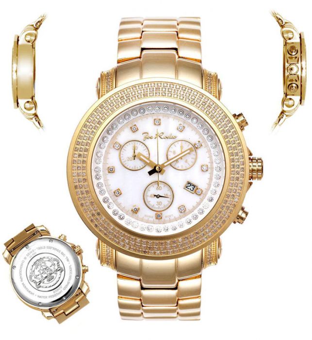 Mens Joe Rodeo Junior Diamond Gold Watch, 2.50ct #JJU3 | AJwatches