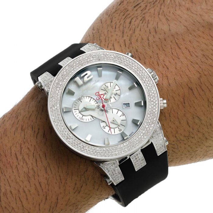 Men's Joe Rodeo Broadway Diamond Watch 5.00ct #JRBR8 | AJwatches