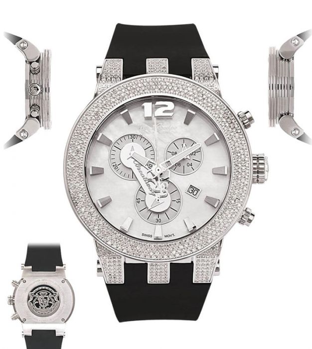 Men's Joe Rodeo Broadway Diamond Watch 5.00ct #JRBR8 | AJwatches