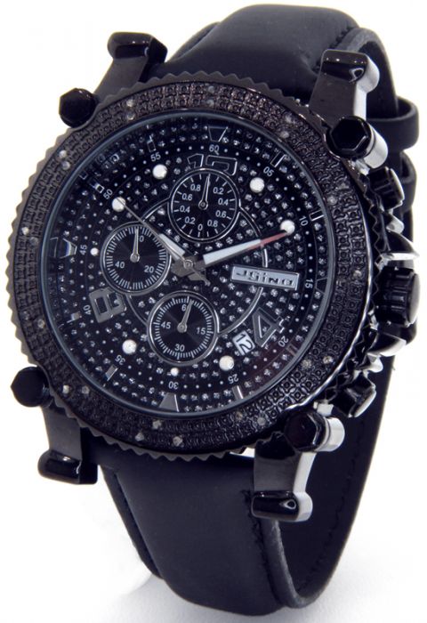 Mens Jojino Rubber Band Diamond Watch 0.25ct MJ1130B | AJwatches